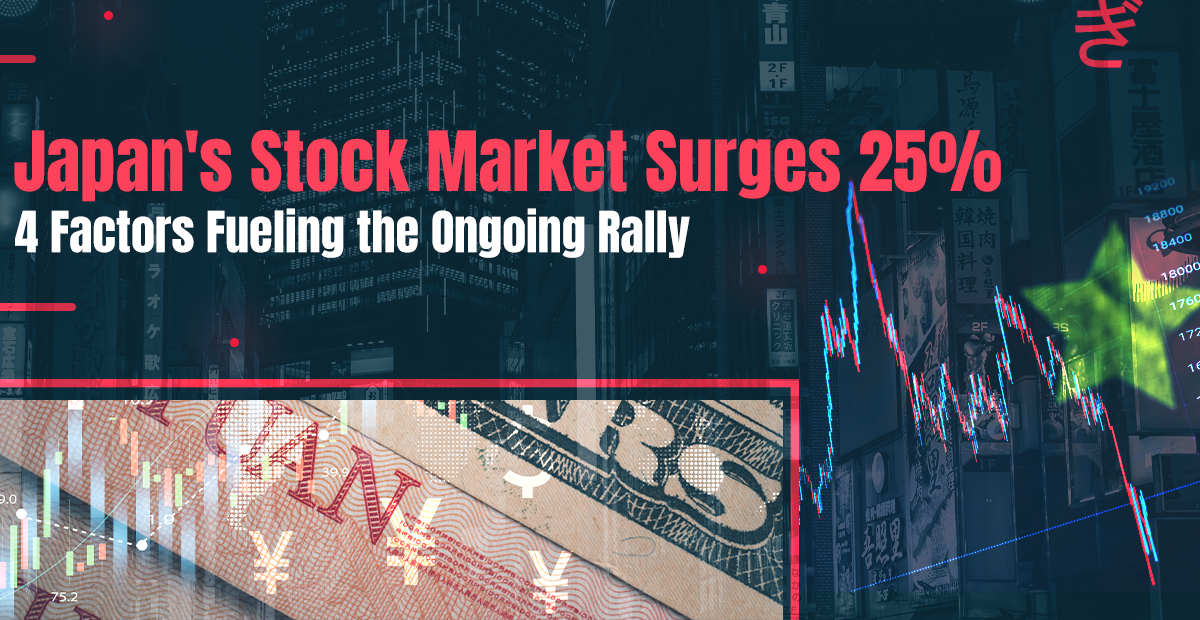 Japanese stock market is roaring 25% higher. These 4 things could