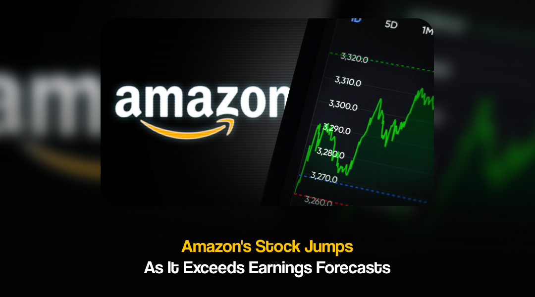Amazon's Stock Jumps As It Exceeds Earnings Forecasts